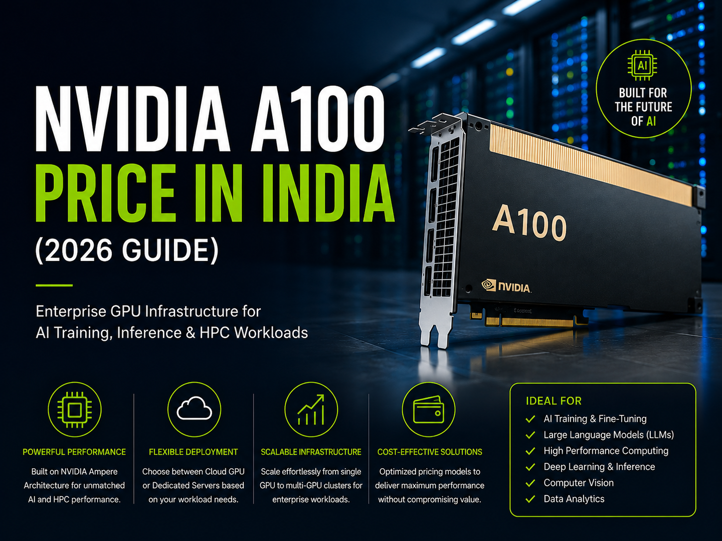 NVIDIA A100 Price in India | Enterprise GPU Cloud